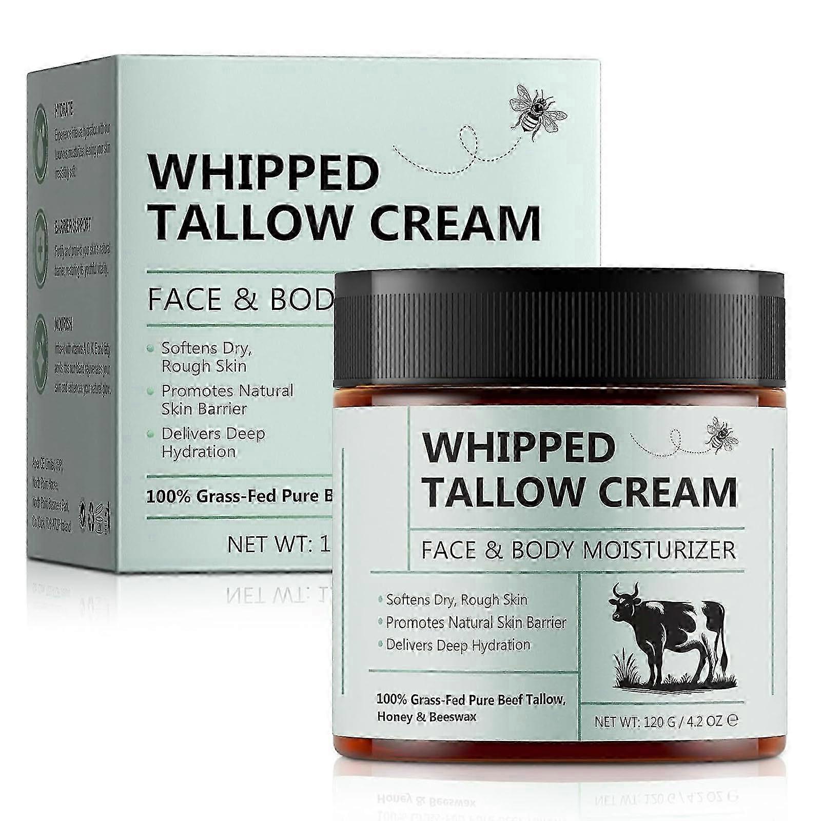 Buy 1-3x Grass-Fed Tallow Skin Care Cream 120g - Moisturizing Face ...