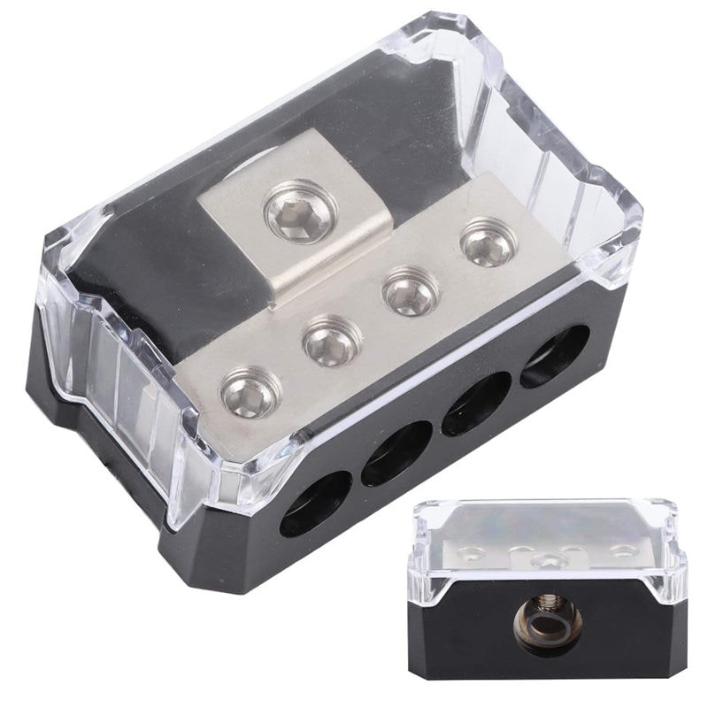 Buy 2 Pack 4 Way Power Distribution Block Connecting Block for Car ...