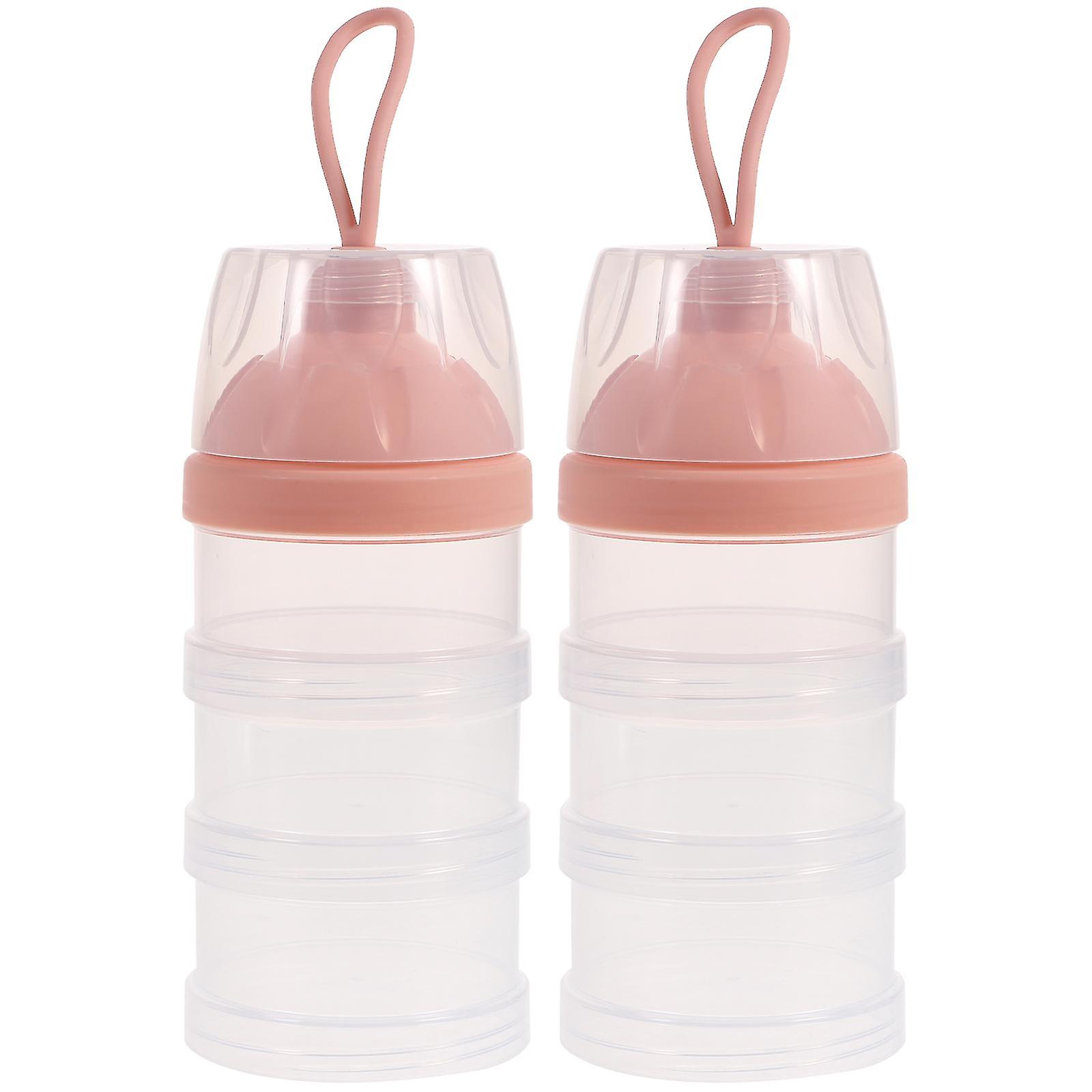 Buy 2 Pcs Kids Snack Container Baby Formula Holder Baby Travel Food ...