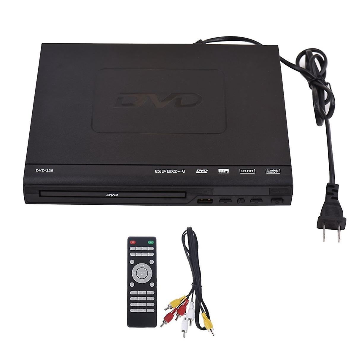 Buy DVD-225 Home DVD Player Digital Multimedia Player AV Output with Remote Control for TV VCD ...