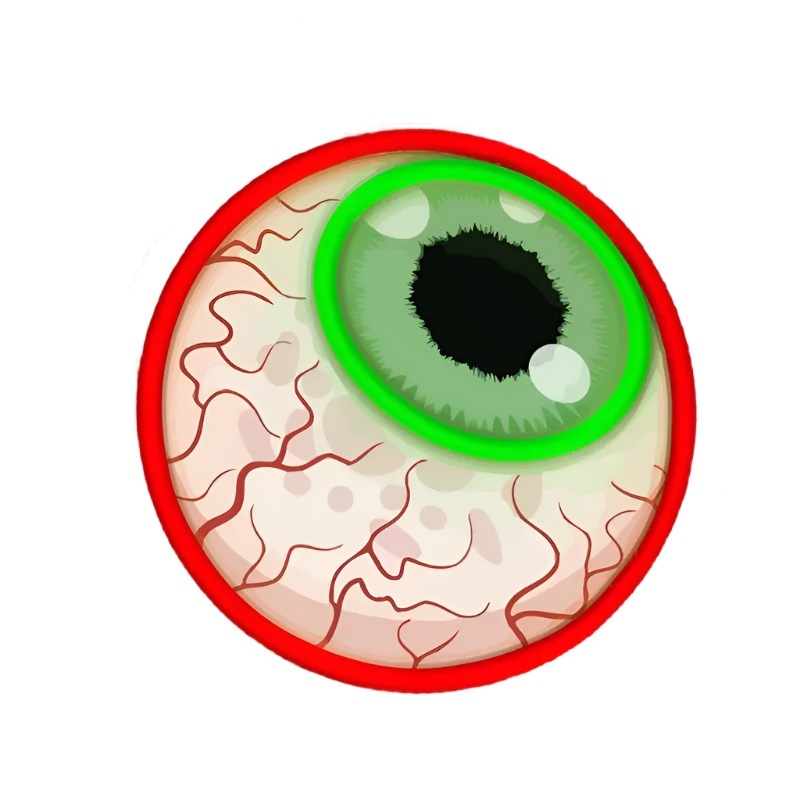 Buy Eyeball Neon Sign - Wall-Mounted Light - MyDeal Australia