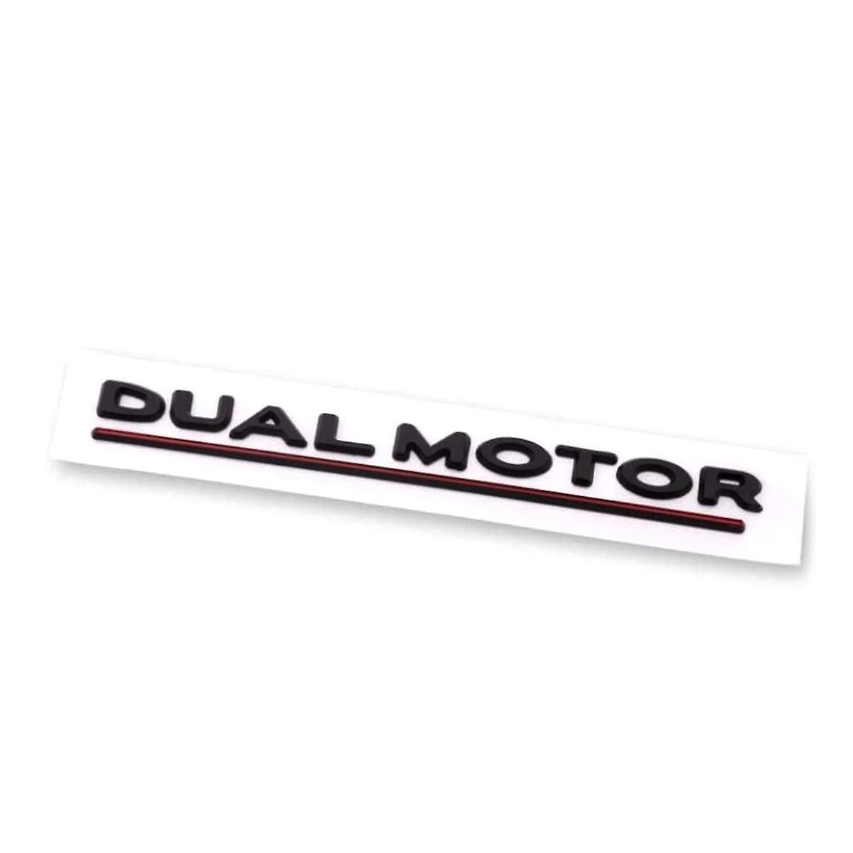 Buy For Y X S Dual Motor Emblem - 3d Dual Motor Badge Sticker Decor ...