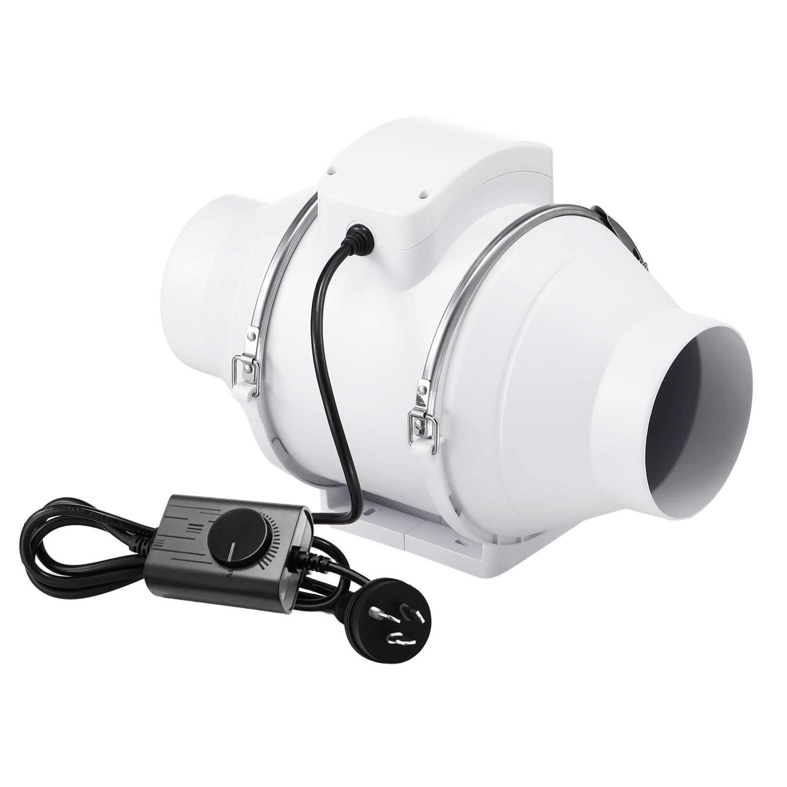 Buy Inline Extractor Fan Exhaust Duct Bathroom Kitchen Room Airflow ...