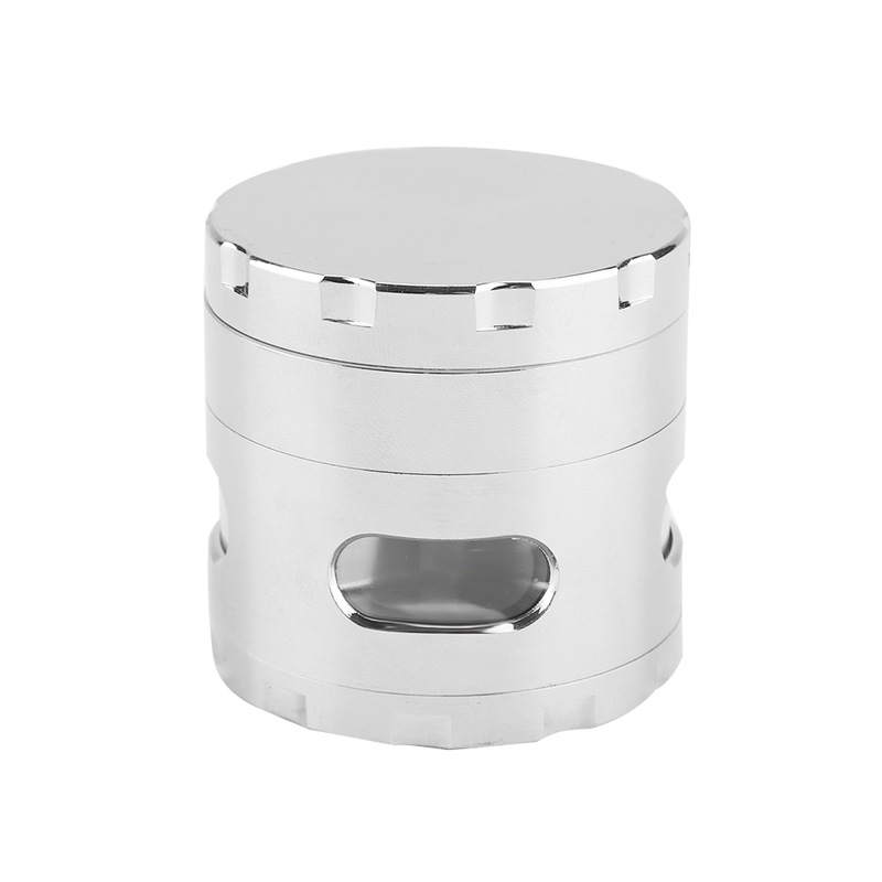 Buy Metal Herb Grinder with Scraper Spice Weed Grass 4 Layers Crusher ...