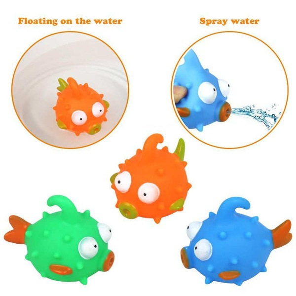 Buy Muhe 12Pcs Baby Bath Toys Fishing Games with Stacking Cups for 14 ...