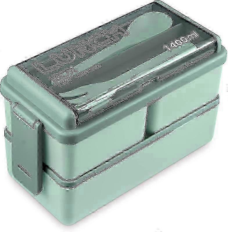 Buy Muhe Bento Box Adult Lunch Box, 3-in-1 Stackable Lunch Containers ...