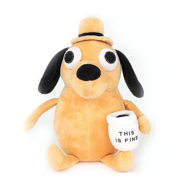 Buy Muhe Meme Coffee Dog Cartoon Doll Plush Toy - MyDeal Australia