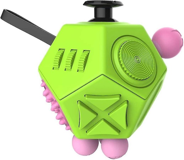 Buy Muhe Mini Fidget Sensory Toys,12 Sided Fidget Cube Relief Stress ...