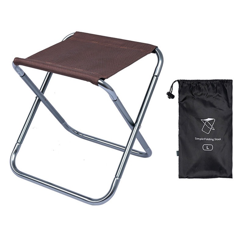 Buy Portable Folding Camping Stool Traveling Foot Stool-FullCoffee ...