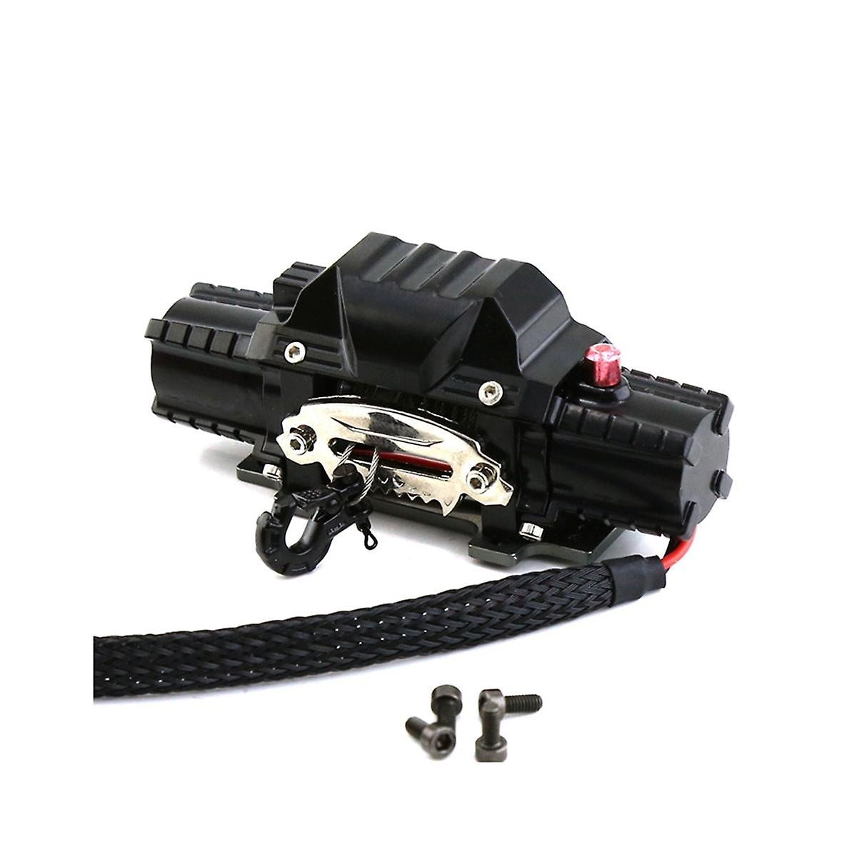 Buy Remote Control Winch Set, RC Metal Automatic Dual Motor Analog ...
