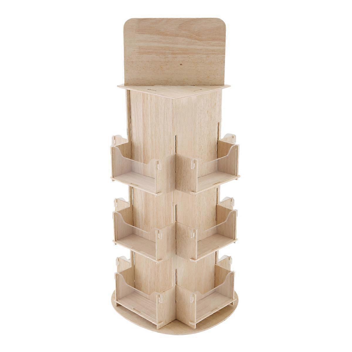 Buy Rotating Display Stand,Rotating Sticker Display Stand,Wooden ...