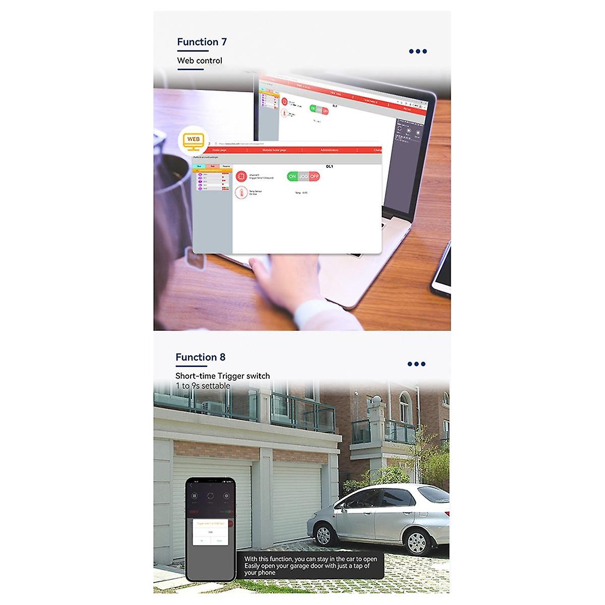 Buy Smart 4G LTE Remote Controller DL1-WLTE 30A Relay ON/OFF Switch ...