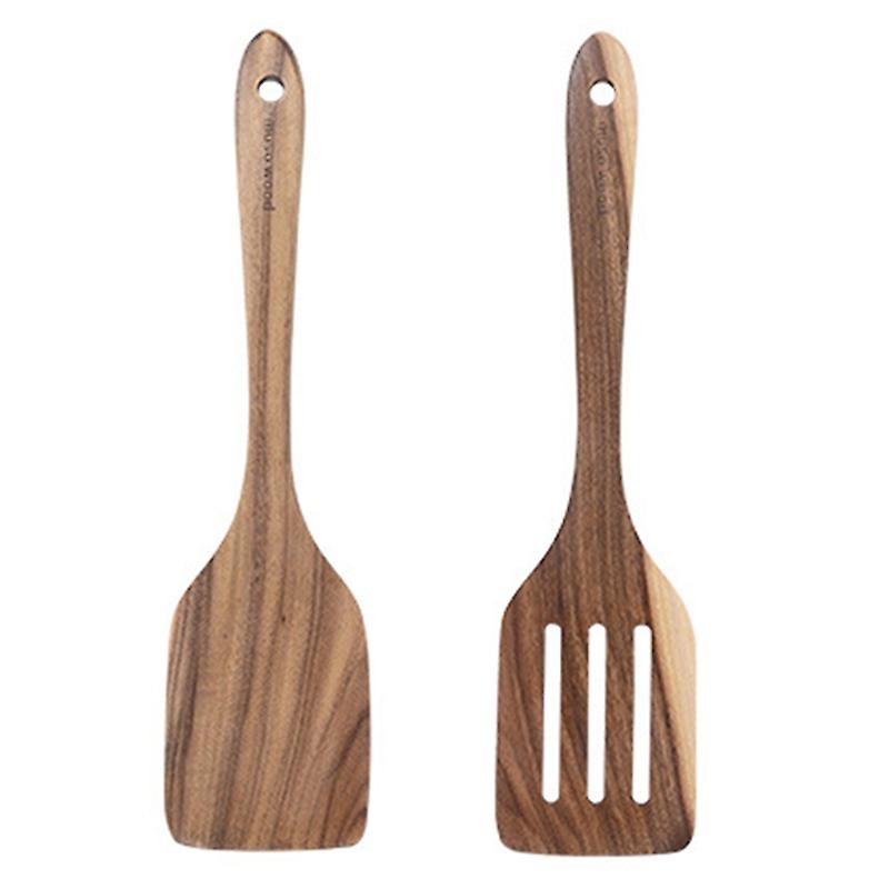 Buy Teak Solid Wood Spatula Special Cooking Spatula for Non-Stick Pan ...