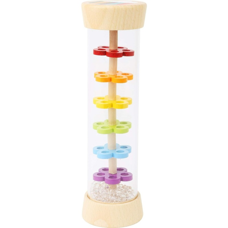 Buy Wooden Rainbow Rainmaker Toy by – Rhythm Instrument and Rattle for ...