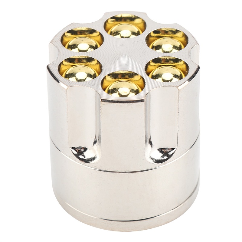 Buy Zinc Alloy 3 Layers Herb Grinding Tool Spice Weed Grass Metal ...