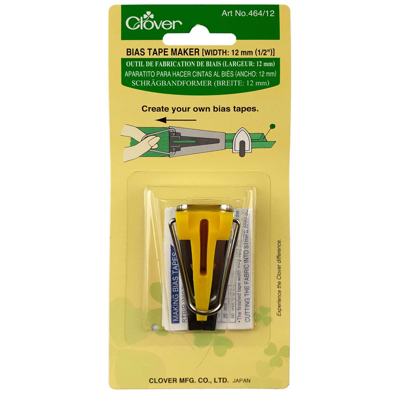 Buy Clover Bias Tape Maker 12mm (1/2 Inch) - MyDeal Australia