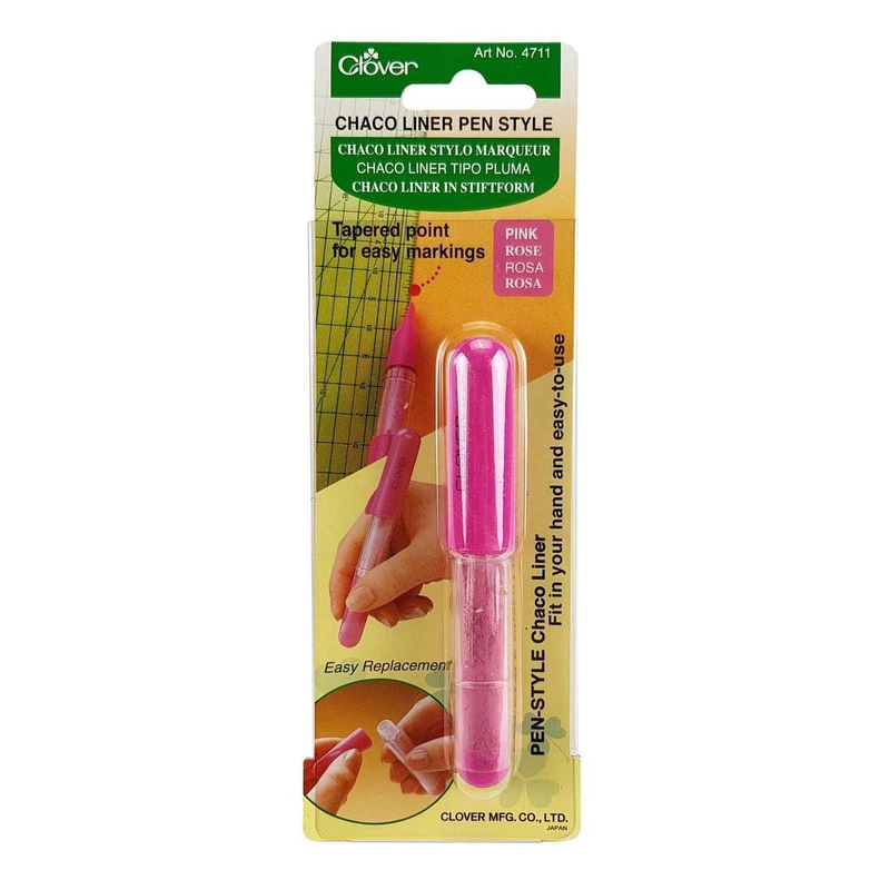 Buy Clover Chaco Liner Pen Style PINK Tracing Marking Sewing Craft DIY ...