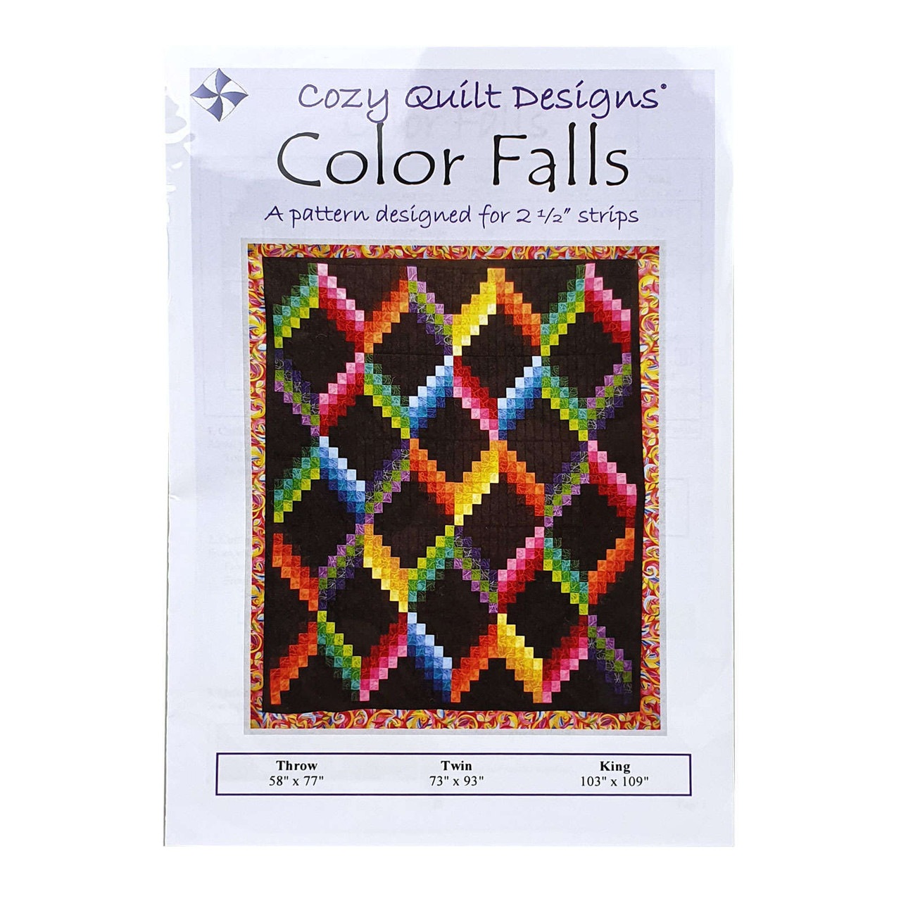 Buy Color Falls Quilt Pattern by Cozy Quilt Designs - MyDeal Australia