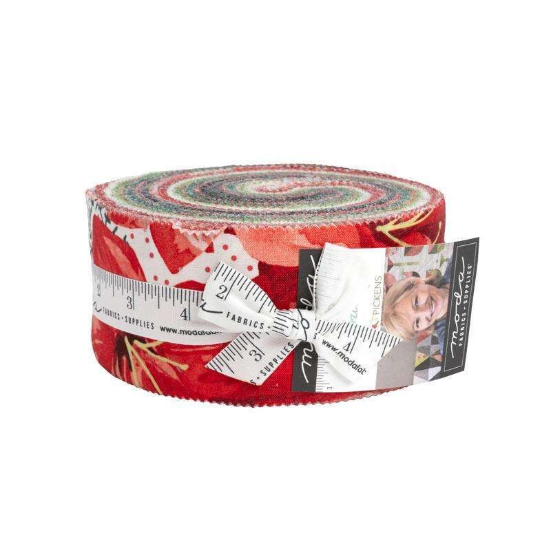 Buy Moda Winterly Jelly Roll 2.5" Fabric Strips by Robin Pickens ...