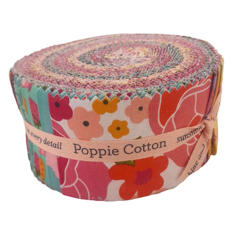Buy Poppie Cotton Calico Cowgirls 2.5" Fabric Strips 42 Pieces by Lori ...