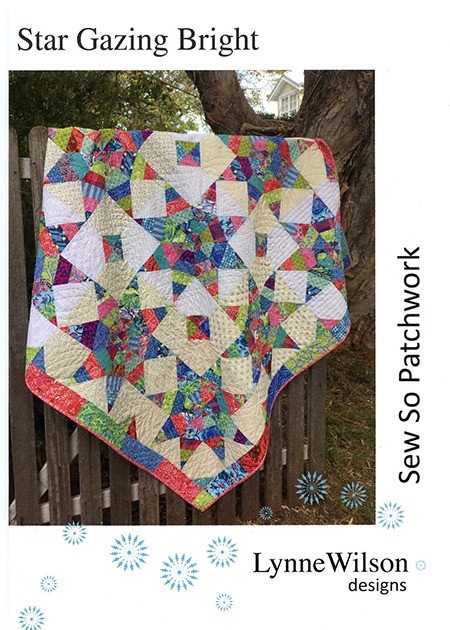 Buy Star Gazing Bright Quilt Pattern By Lynne Wilson Designs Tracked ...