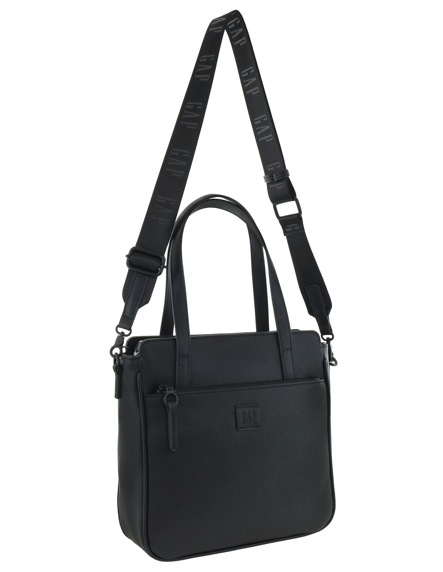 Buy GAP Ladies Vegan Leather Mini Tote Crossbody Bag in Black - MyDeal ...