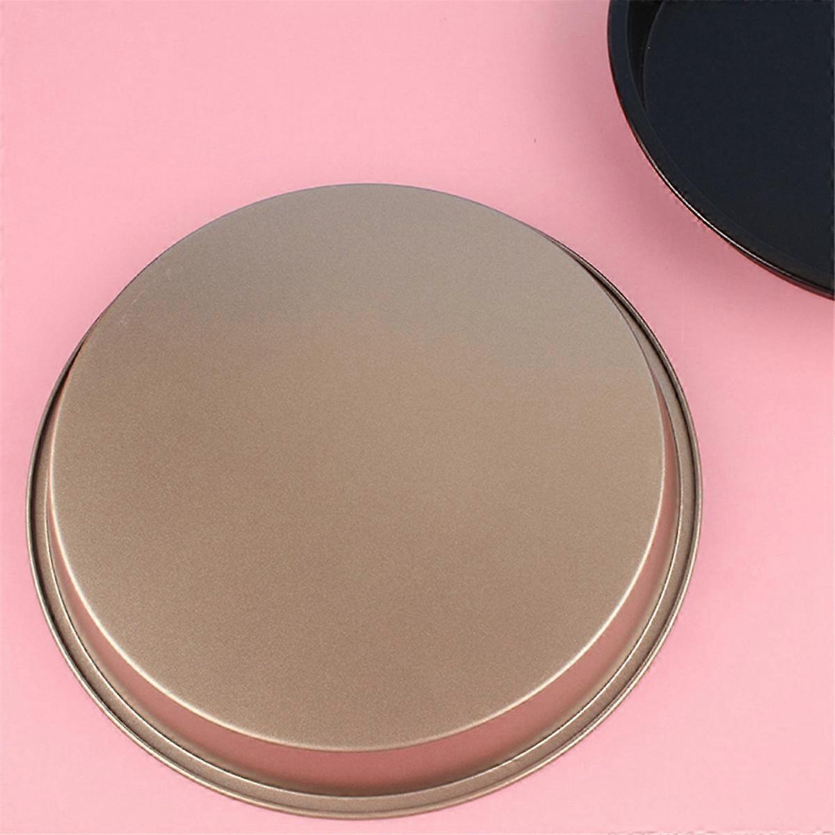 Buy 11in Round Pizza Baking Tray - Non-Stick Carbon Steel Deep Pizza ...