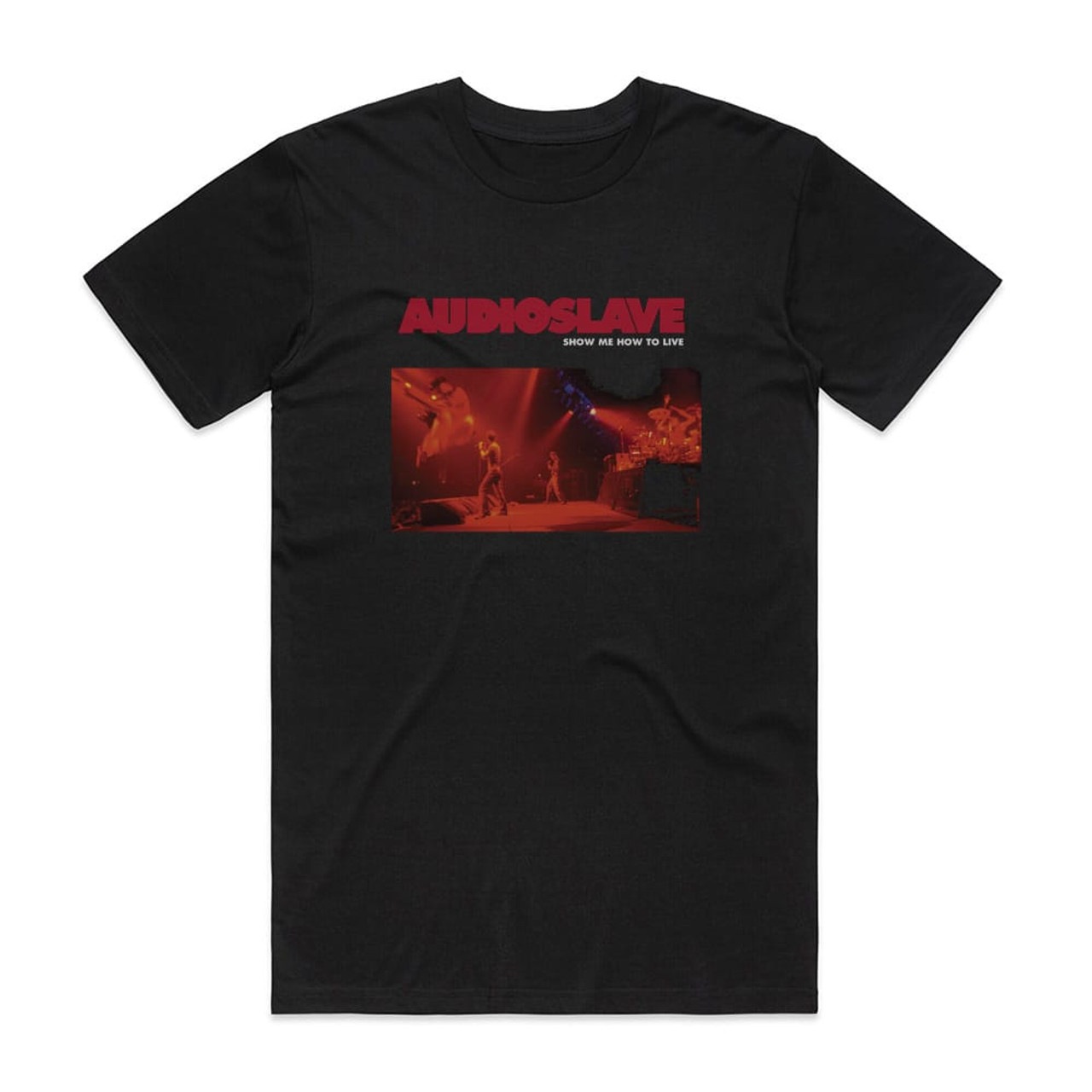 Buy Audioslave Show Me How To Live Album Cover T-Shirt Black - MyDeal ...