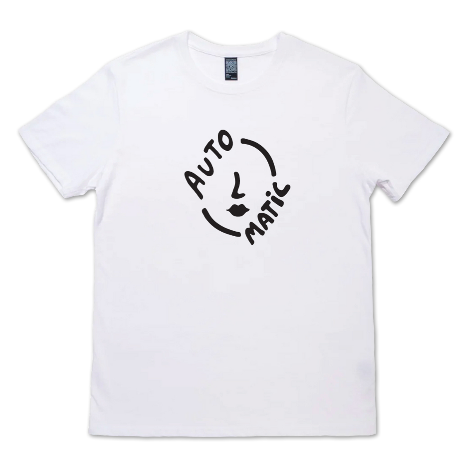 Buy Automatic Face Logo (White) T-shirt - MyDeal Australia