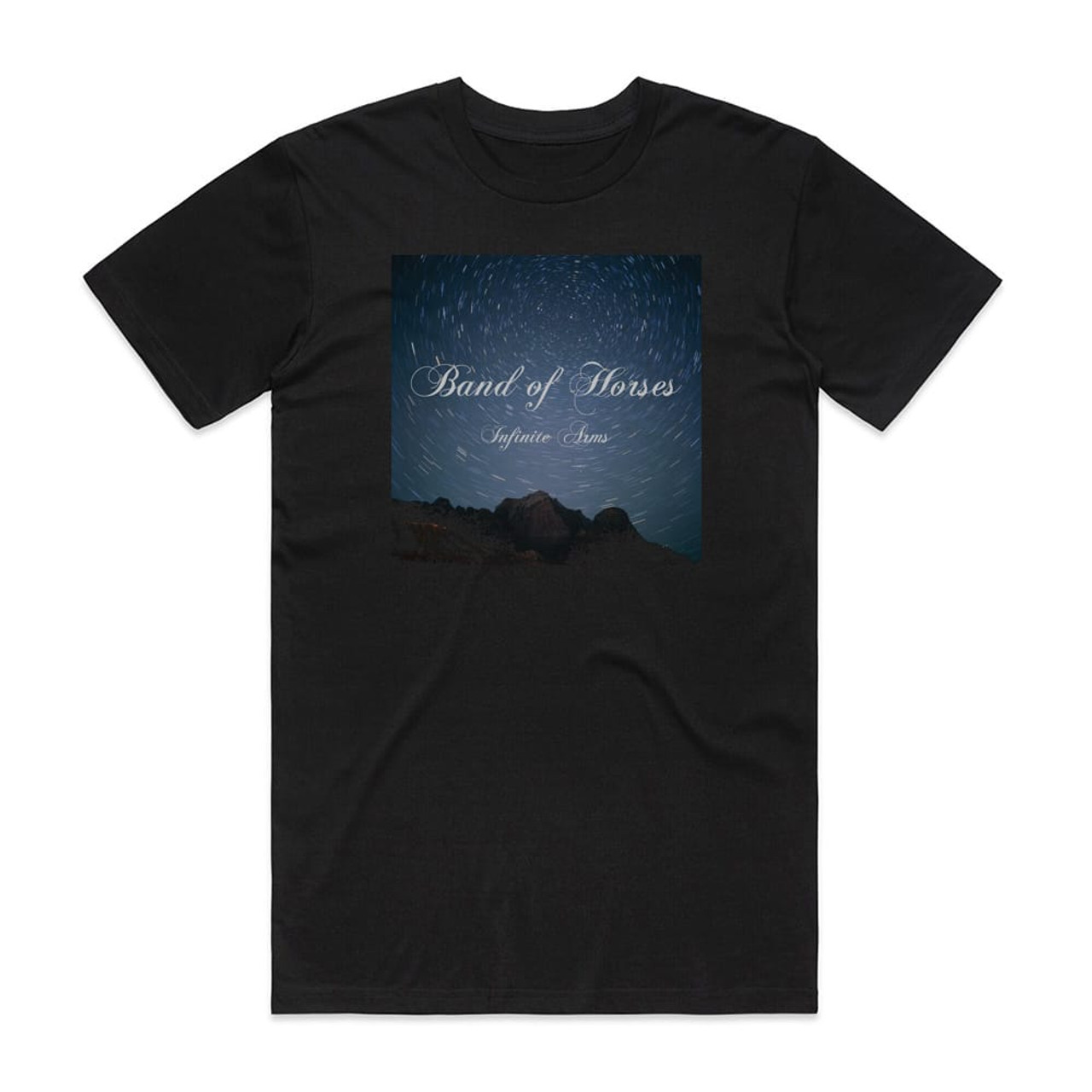 Buy Band of Horses Infinite Arms Album Cover T-Shirt Black - MyDeal ...