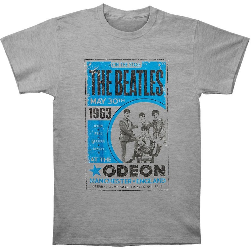 Buy Beatles Odeon Poster T-shirt - MyDeal