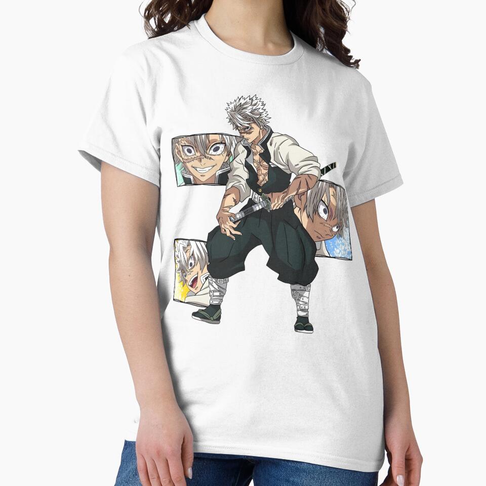 Buy Demon Slayer Infinity Castle Wind pillar Cartoon fans T-Shirt ...