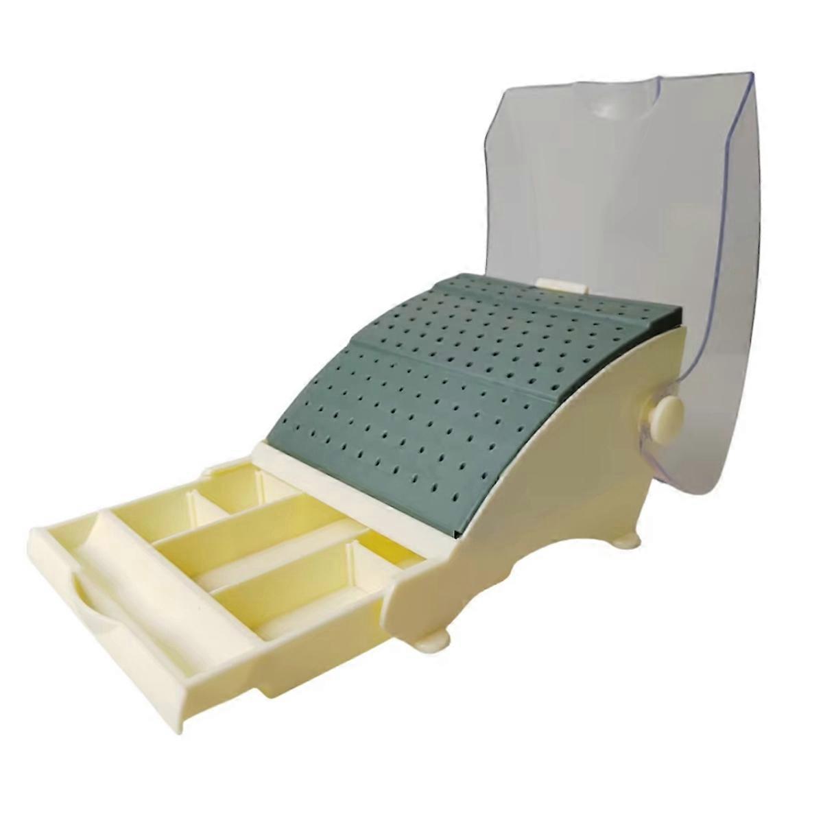 Buy Dental Burs Box with Drawer 142 Holes Odontologia Bur Block Holder ...