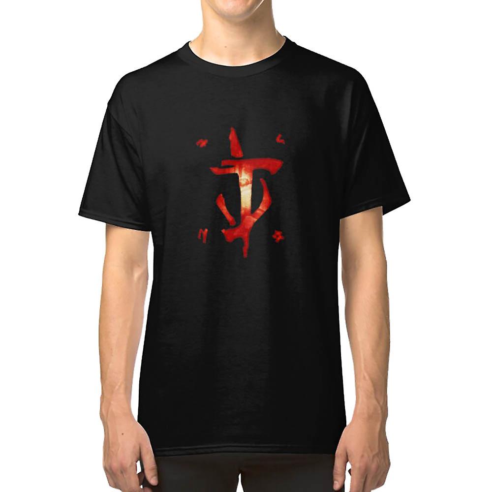 Buy DOOM Slayer symbol T-shirt - MyDeal Australia