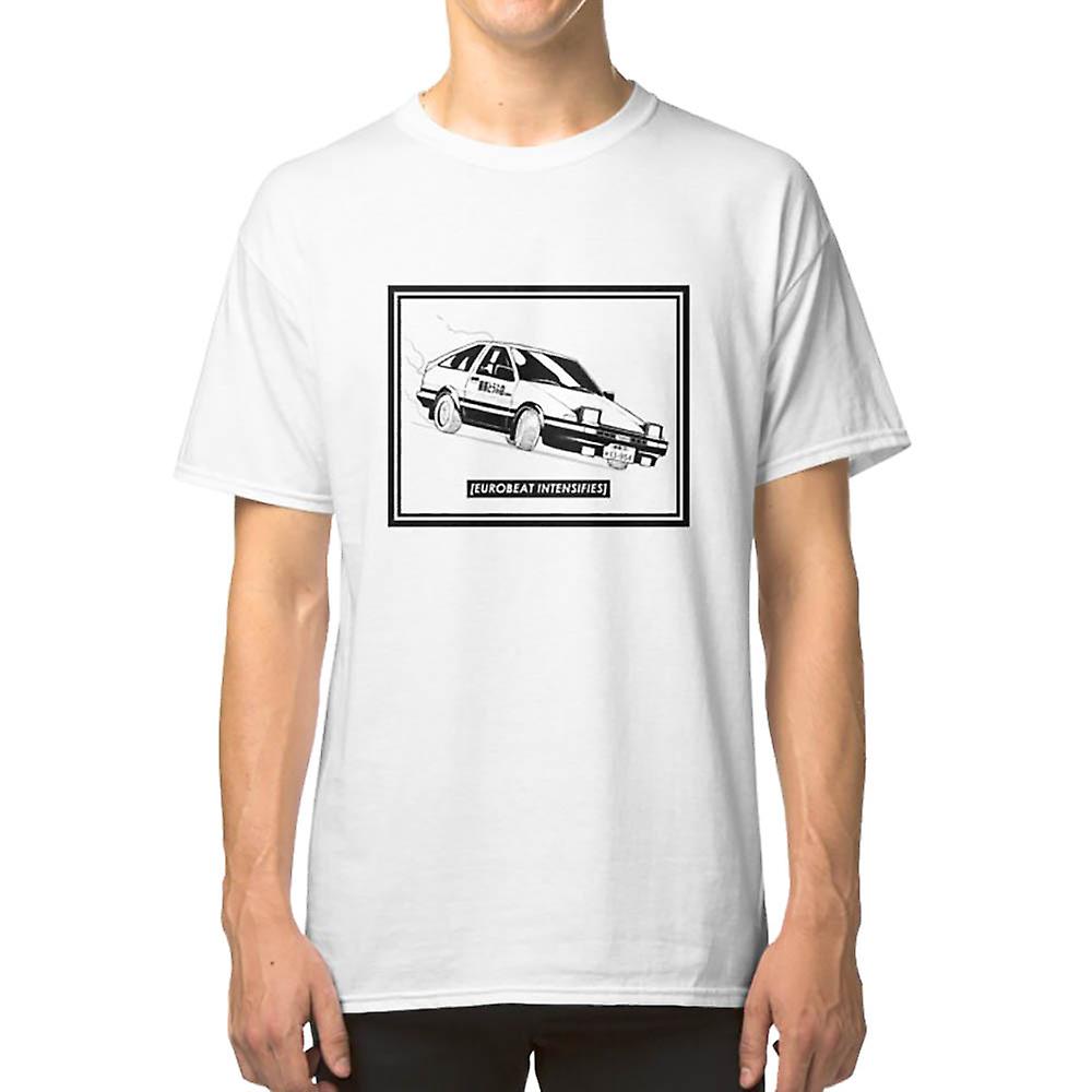 Buy Eurobeat Intensifies AE86 Kansei Dorifto Initial D Car T-shirt ...
