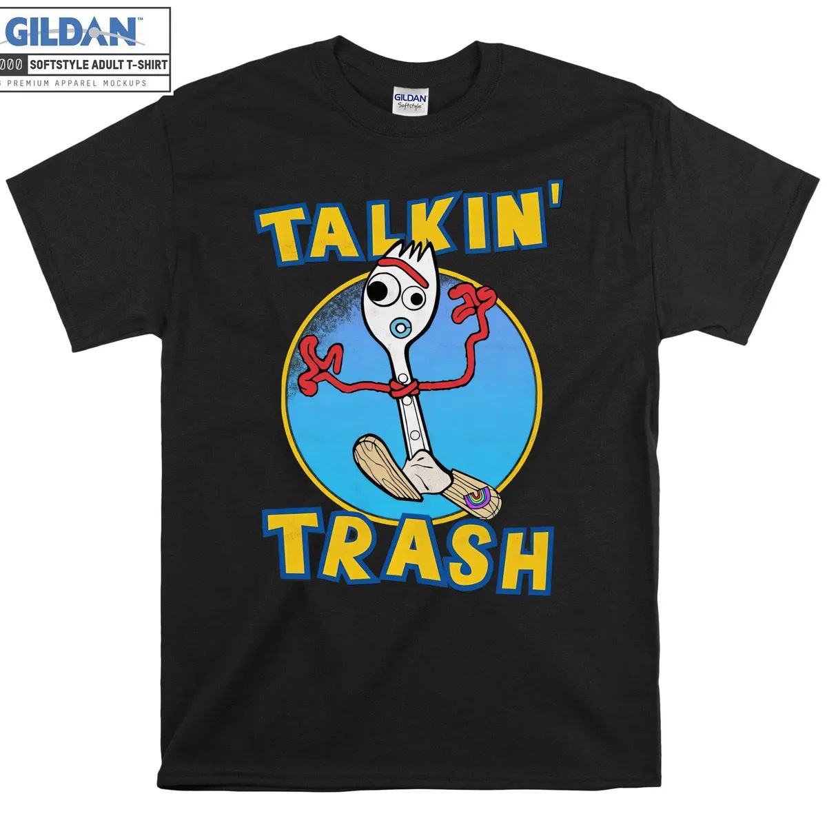 Buy Funny Pixar Toy Story 4 Character Forky Talkin Trash shirt - MyDeal ...