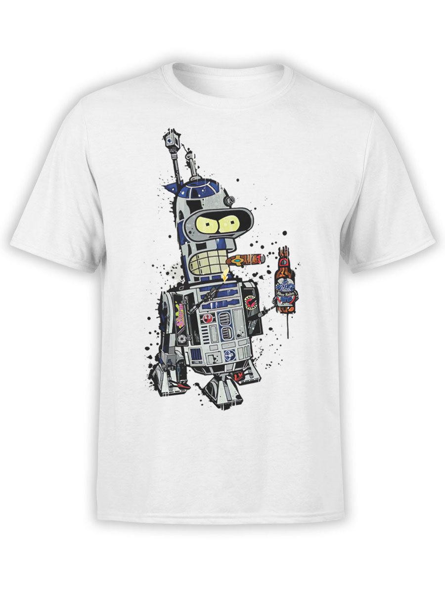 Buy Futurama T-Shirt Bender R2-D2 - MyDeal Australia
