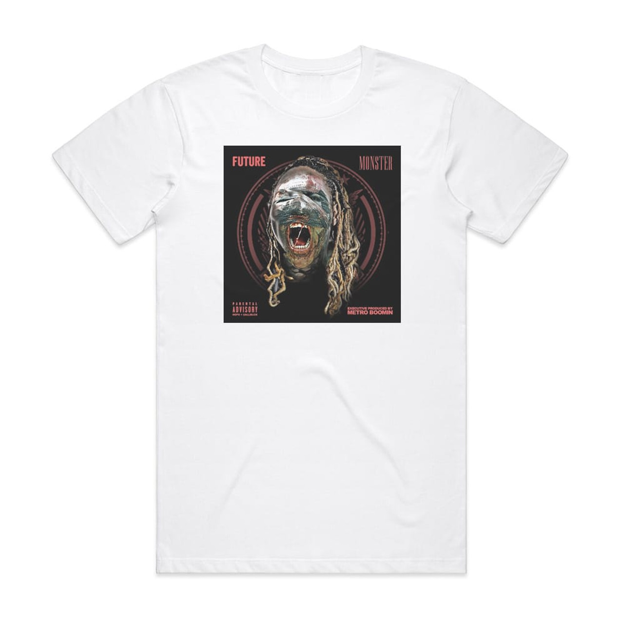 Buy Future Monster Album Cover T-Shirt White - MyDeal Australia