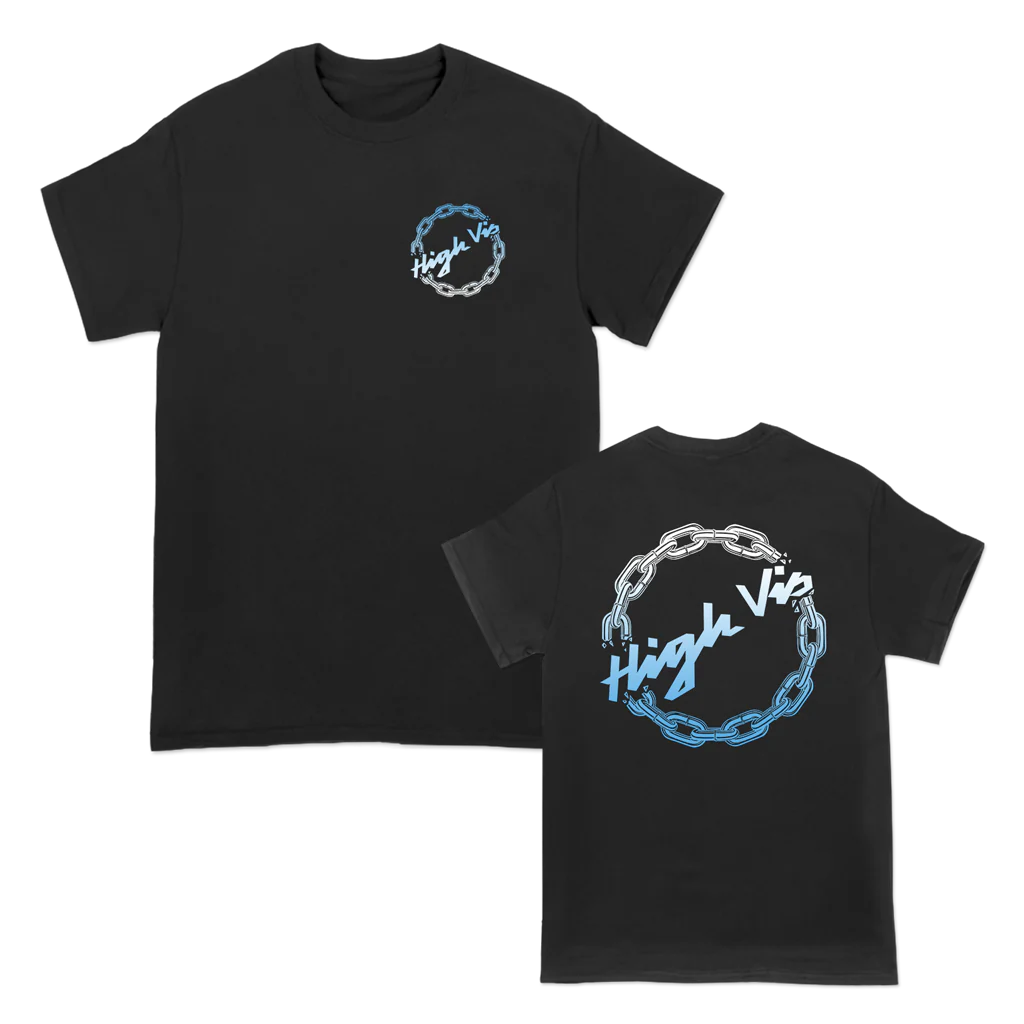 Buy HIGH VIS FADE CIRCLE CHAIN LOGO TEE Shirt 2025 New Summer Unisex ...