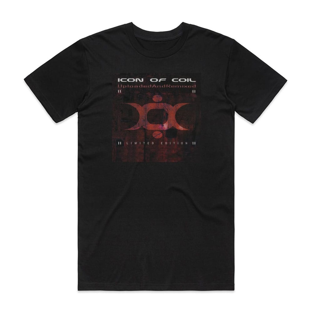 Buy Icon of Coil Uploaded And Remixed Album Cover T-Shirt Black ...