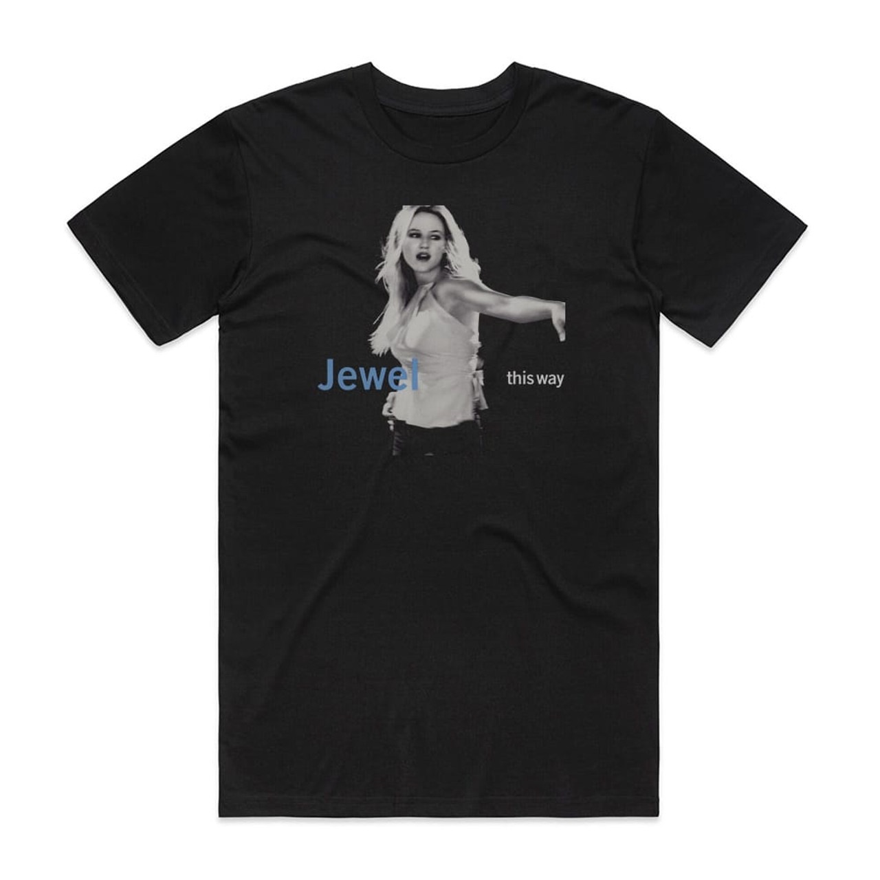 Buy Jewel This Way Album Cover T-Shirt Black - MyDeal Australia