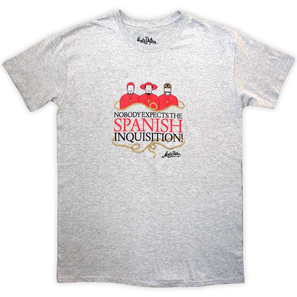 Buy Monty Python Inquisition T-shirt Classic - MyDeal Australia