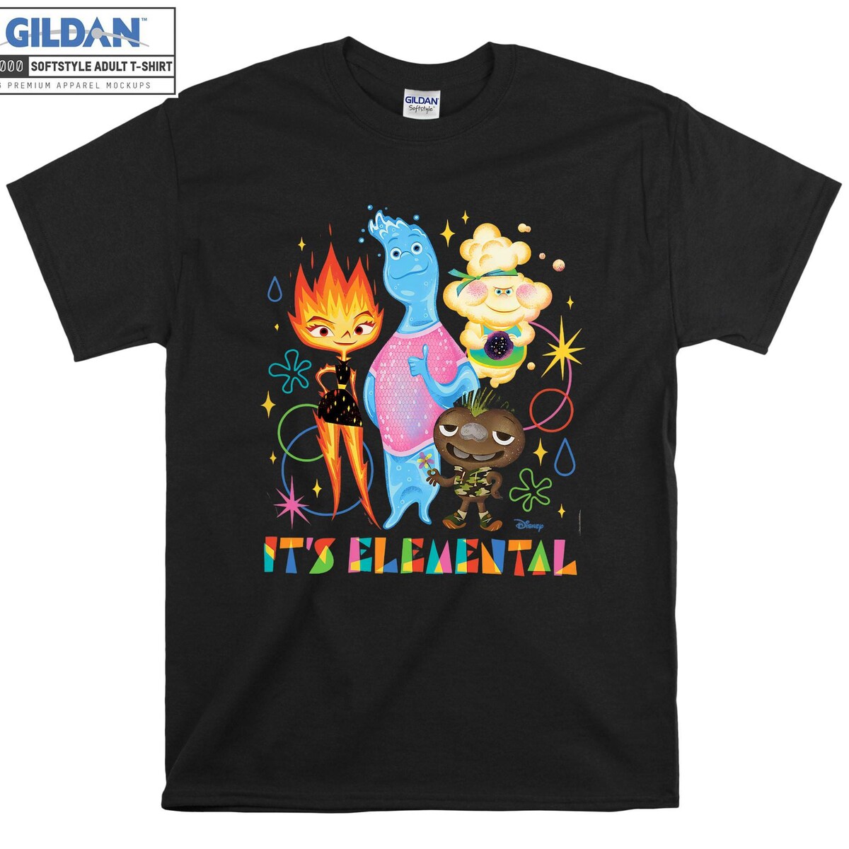 Buy Pixar It's Elemental T-shirt - MyDeal Australia