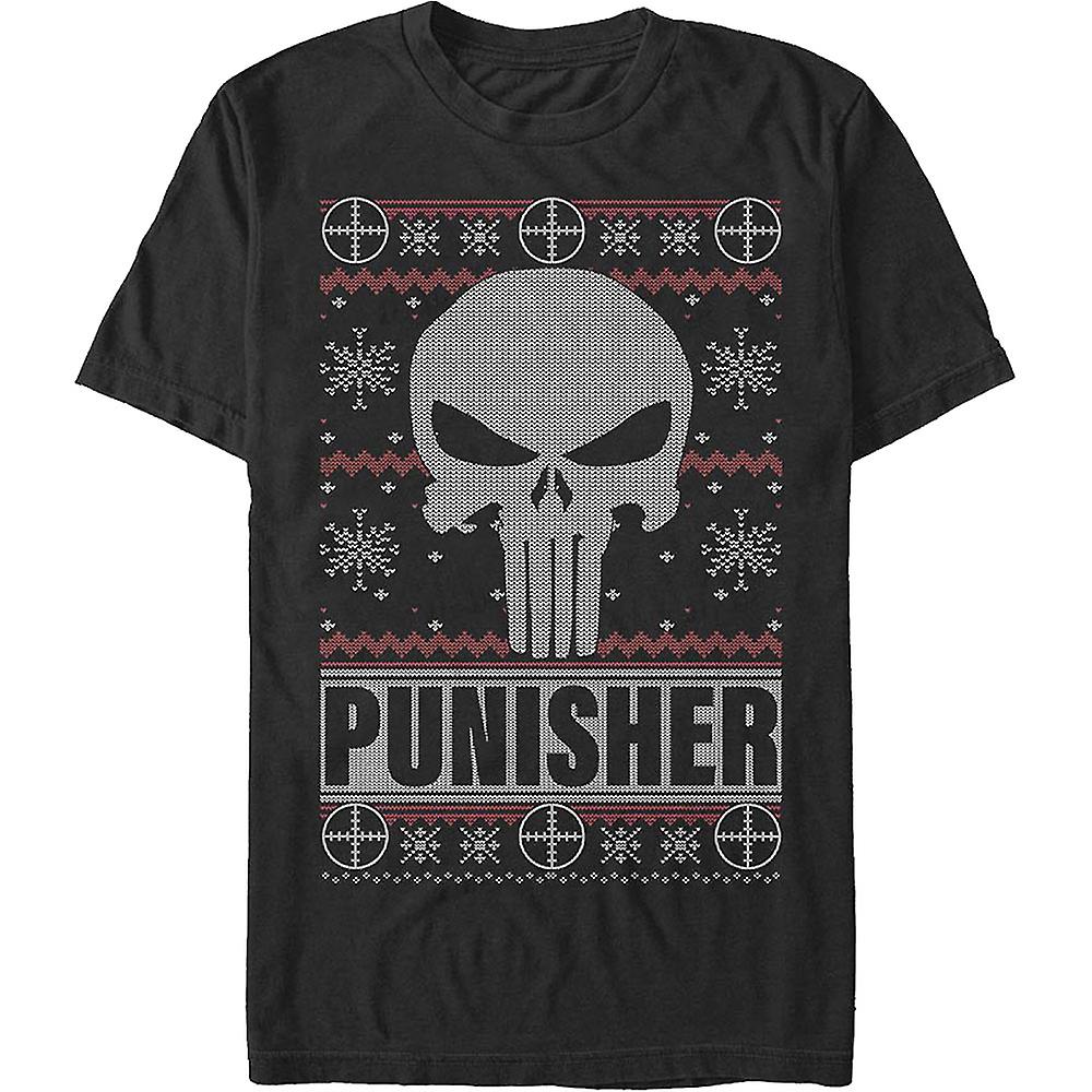 Buy Punisher Ugly Faux Knit Marvel Comics T-Shirt - MyDeal Australia