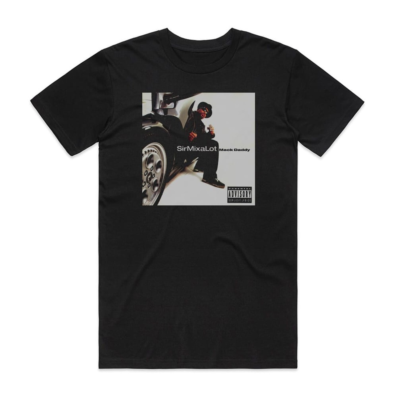 Buy Sir Mix-A-Lot Mack Daddy Album Cover T-Shirt Black - MyDeal Australia