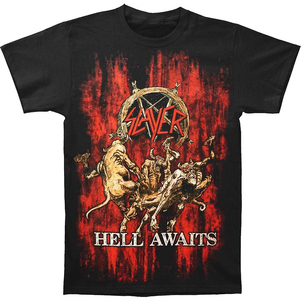 Buy Slayer Hell Awaits Blood T-shirt - MyDeal Australia