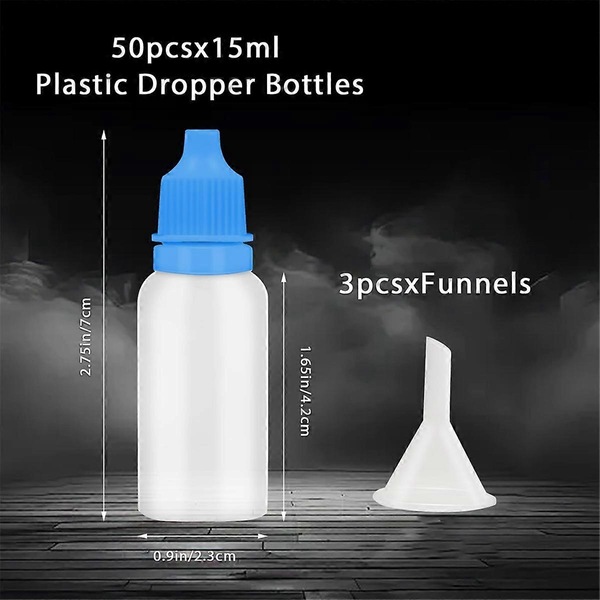 Buy Small Empty Squeeze Dropper Bottles Squeezable Liquid Dropper ...
