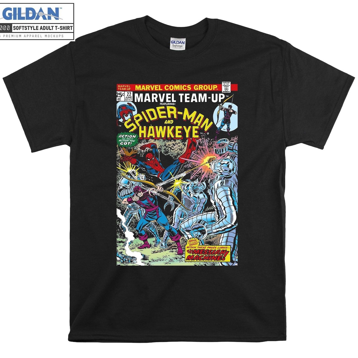 Buy Spider-Man Hawkeye Poster T-shirt - MyDeal Australia
