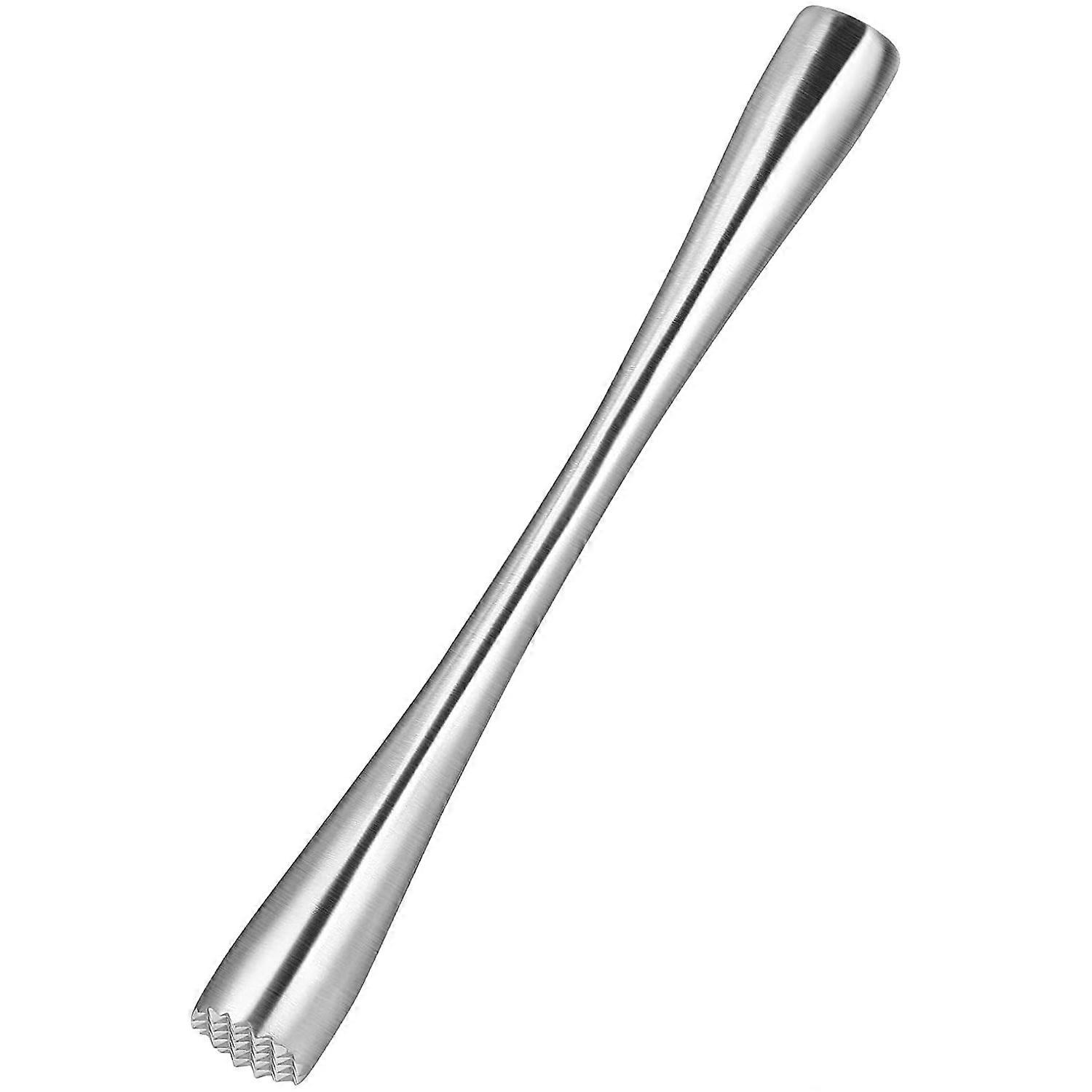 Buy Stainless Steel Cocktail Muddler - Fruit Ice Masher for Bar and ...