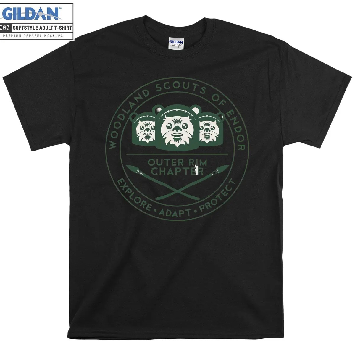 Buy Star Wars Woodland Scouts Of Endor T-shirt Endor ForesT-shirt ...